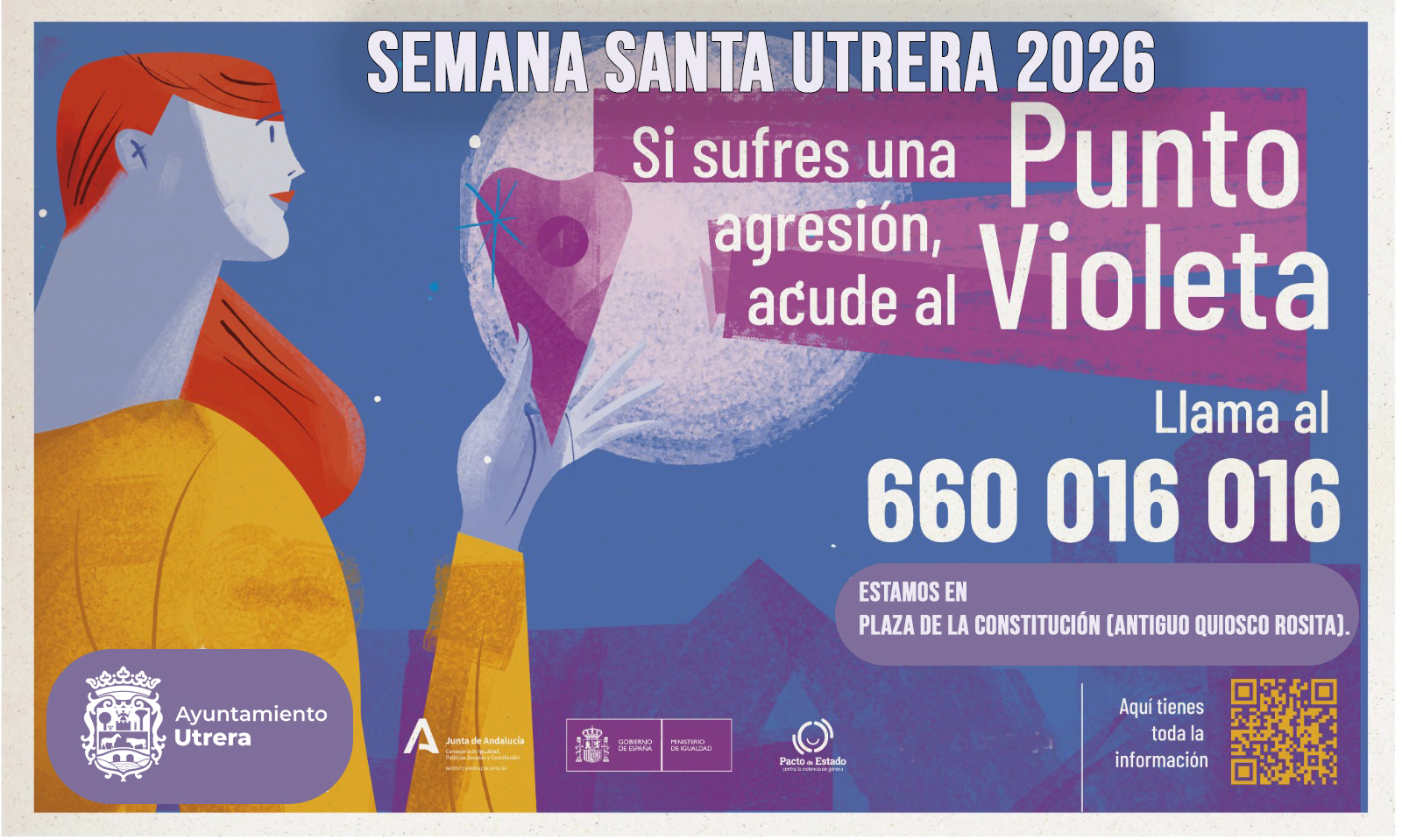 Punto Violeta en Utrera para una Semana Santa segura